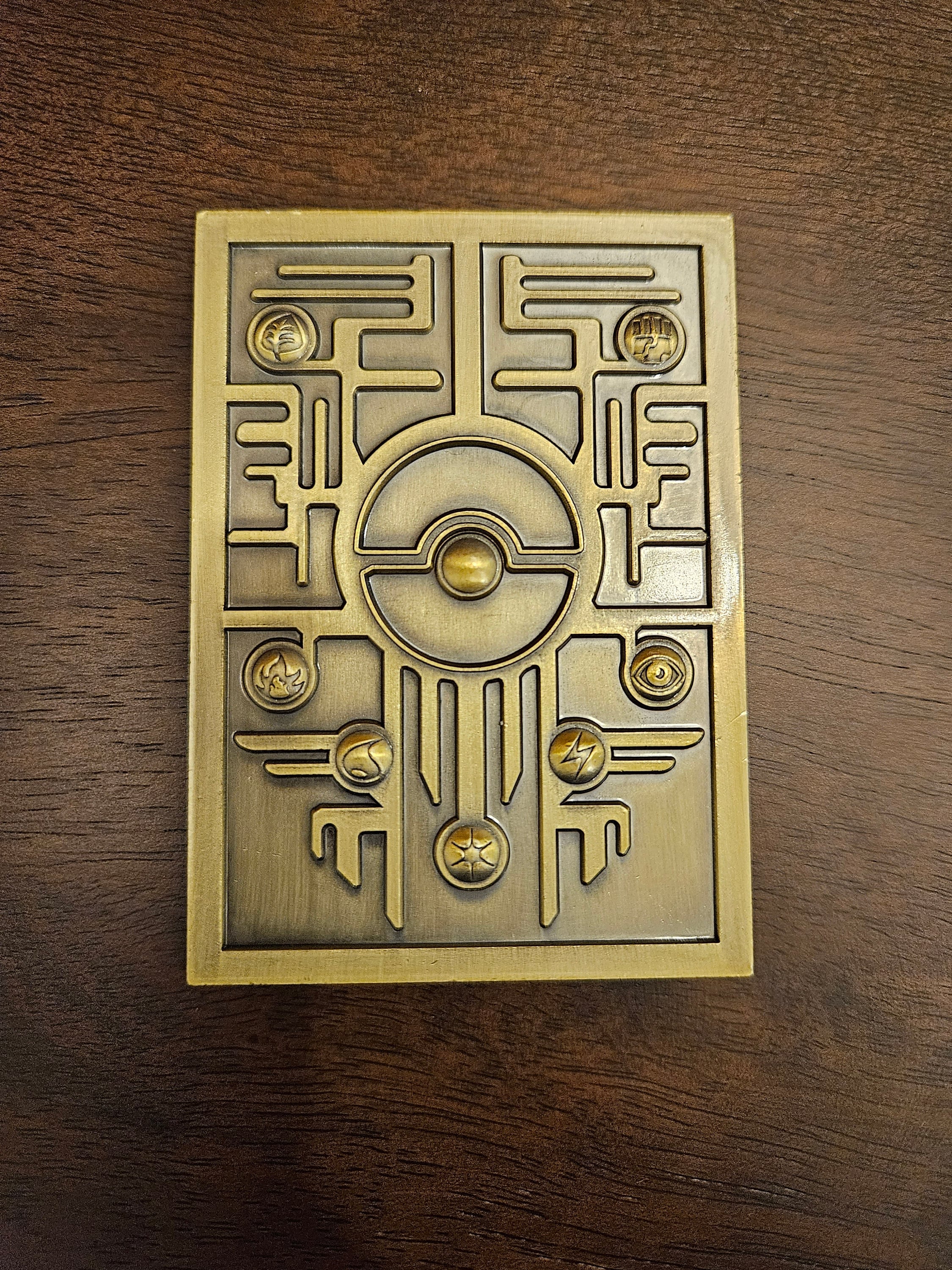 Ancient Mew 3D Bronze Metal Pokemon Card 1st Ed Premium 1st Edition ...