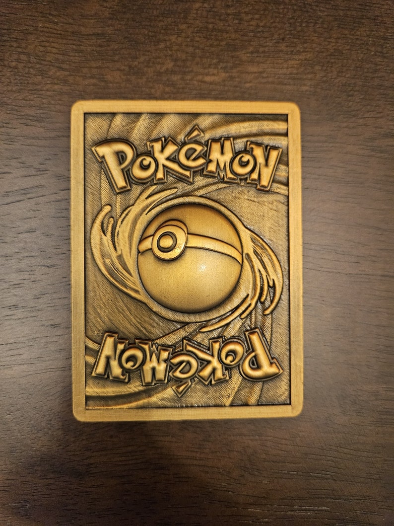 Charizard 1st Edition Gold Pokemon Collectible Metal Card (shipped From ...