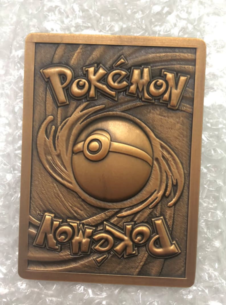 Charizard 1st Edition Gold Pokemon Collectible Metal Card - Etsy