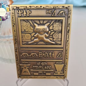Ancient Mew 3D Bronze Metal Pokemon Card 1st Ed - Premium 1st Edition ...