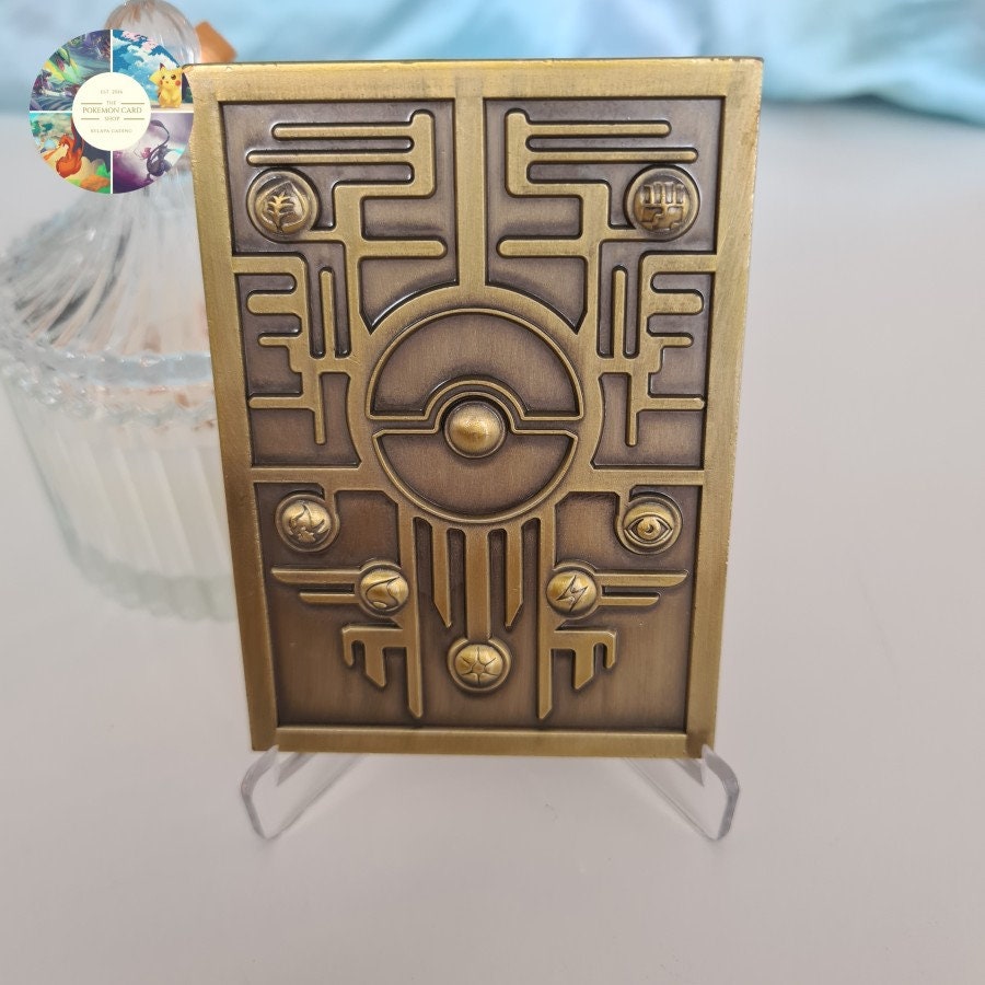 Ancient Mew 3D Bronze Metal Pokemon Card 1st Ed Premium 1st Edition ...