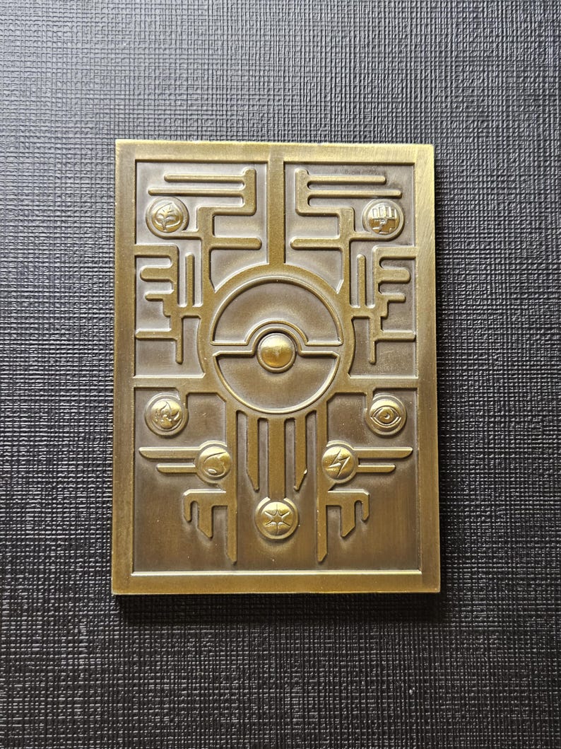 Ancient Mew 3D Bronze Metal Pokemon Card 1st Ed - Premium 1st Edition ...