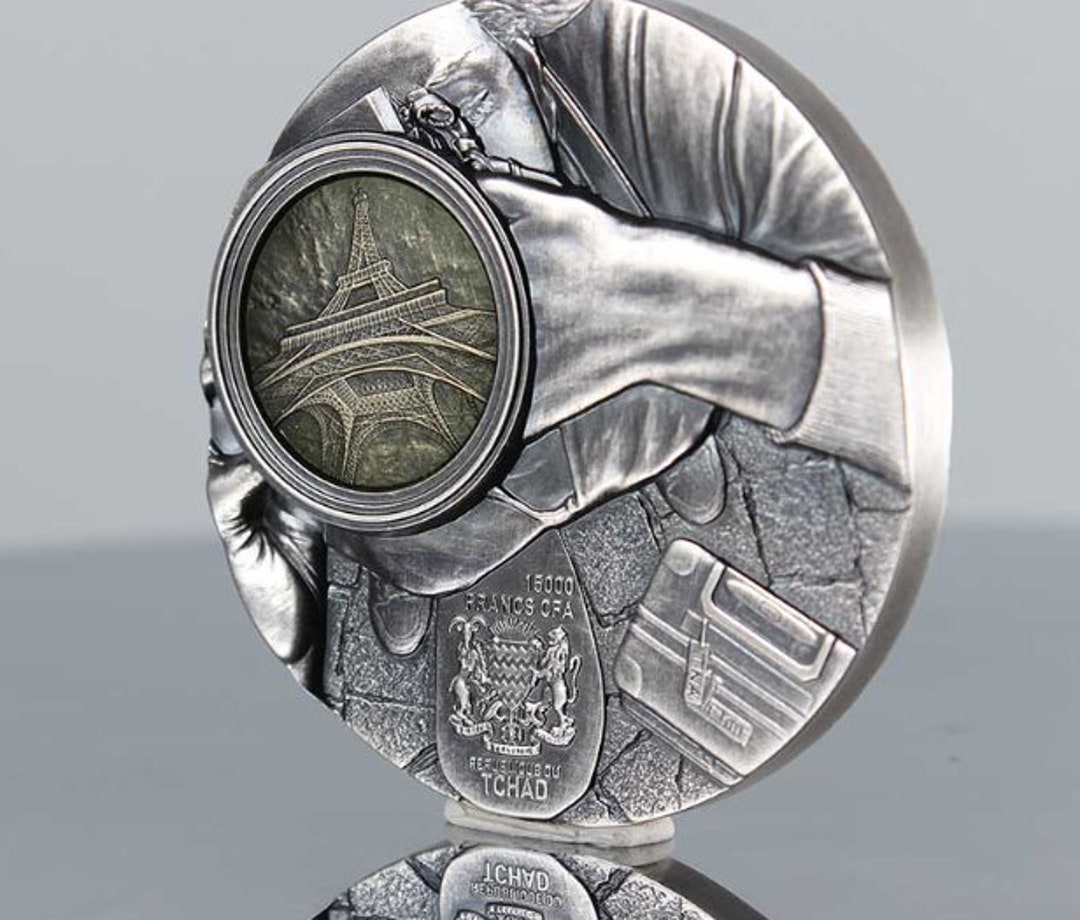 Eiffel Tower Paris Photography Architecture Coin - Etsy