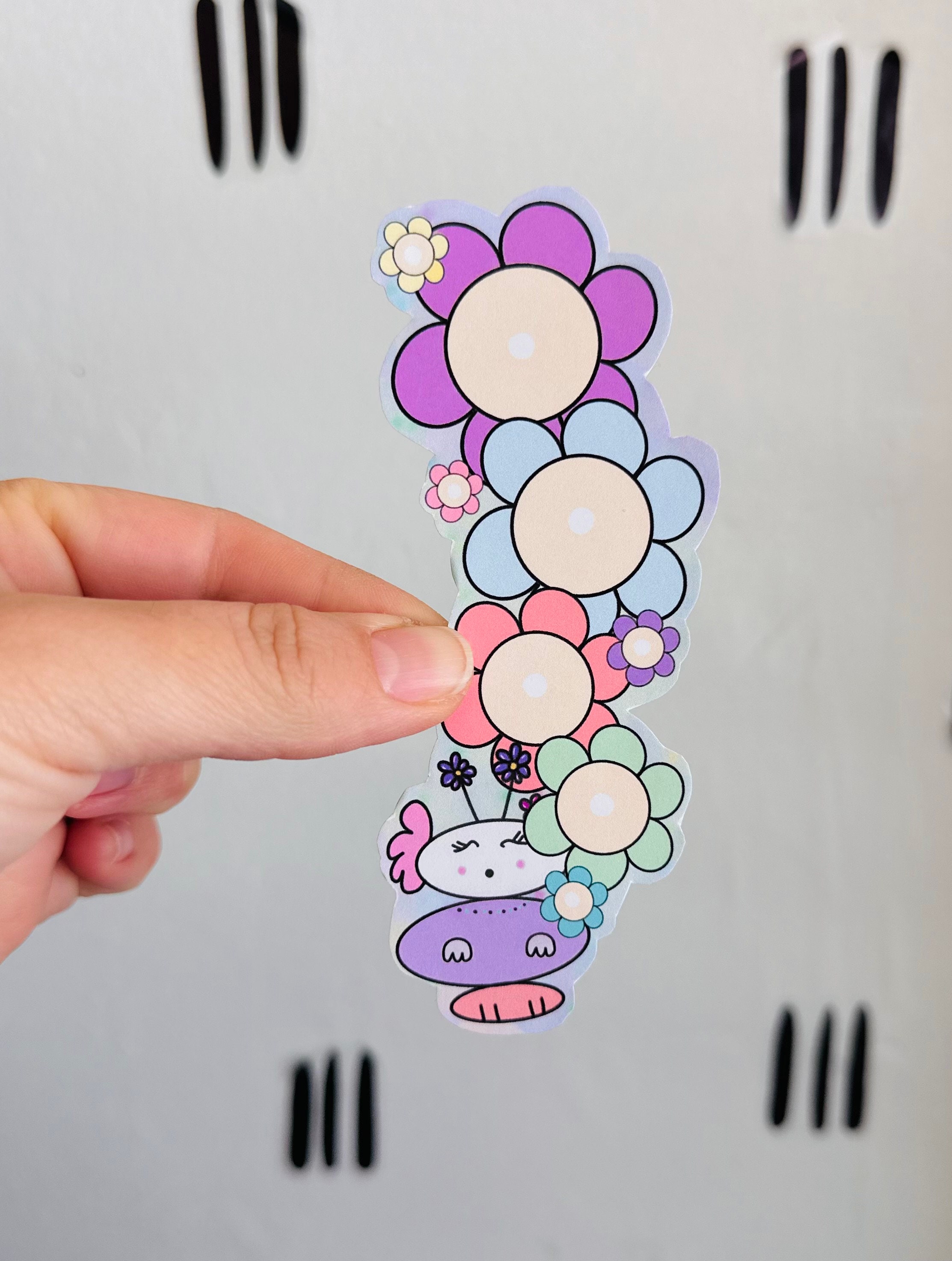 Floral Lola Die Cut Sticker - Etsy