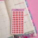 Dot Planner Stickers 5mm Mini Sticker Sheet Habit Coordinate Stickers ...