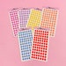 Dot Planner Stickers 5mm Mini Sticker Sheet Habit Coordinate Stickers ...