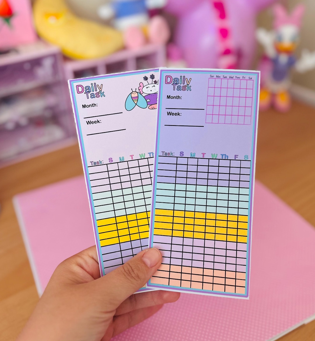 Full Page Sticker Task List Organizer Chart / Hobonichi Weeks Full Page ...