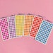 Dot Planner Stickers 5mm Mini Sticker Sheet Habit Coordinate Stickers ...