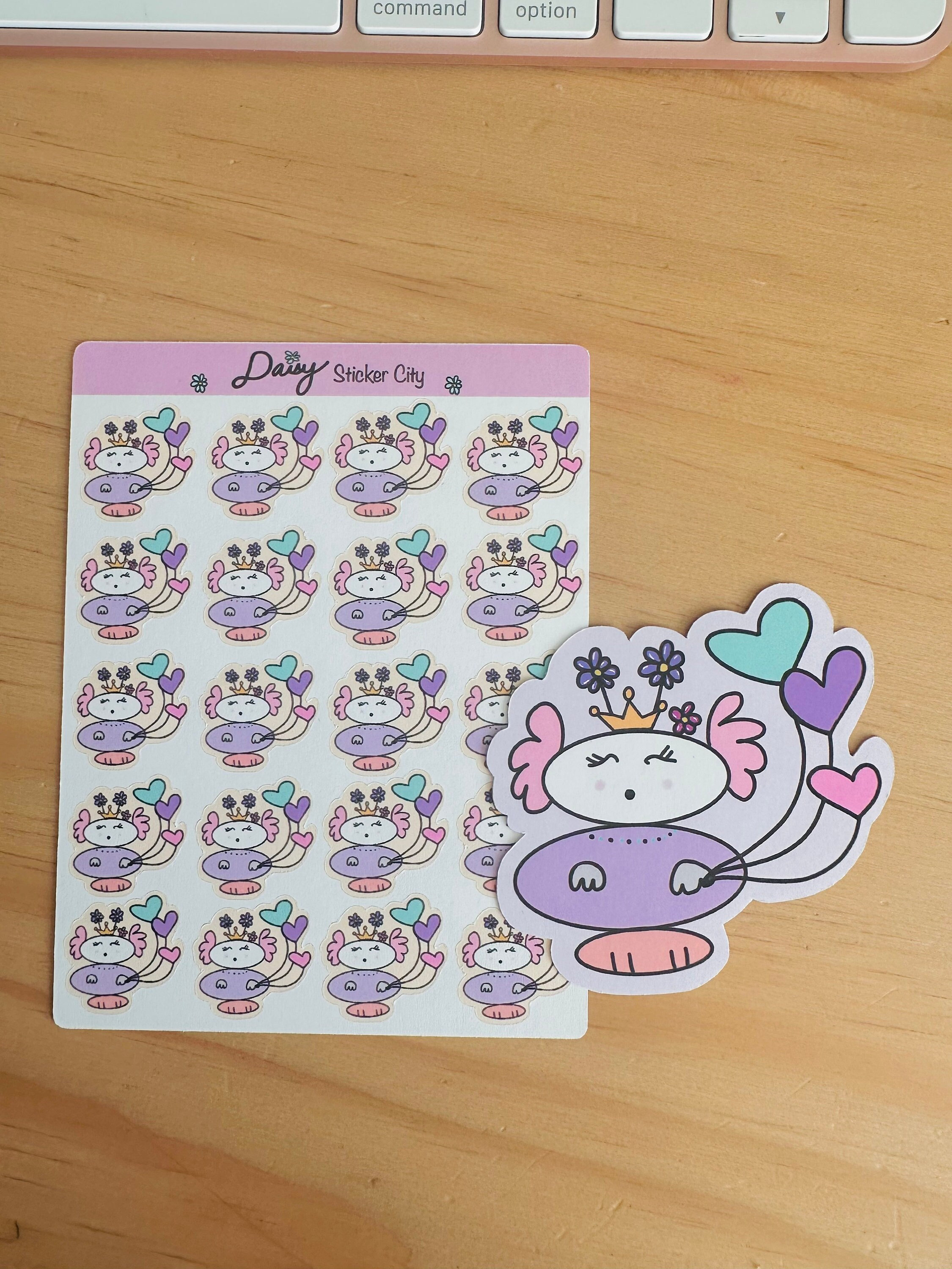 Princess Lolita Bonita Die Cut Sticker / Sticker Sheet / Cute Agenda ...