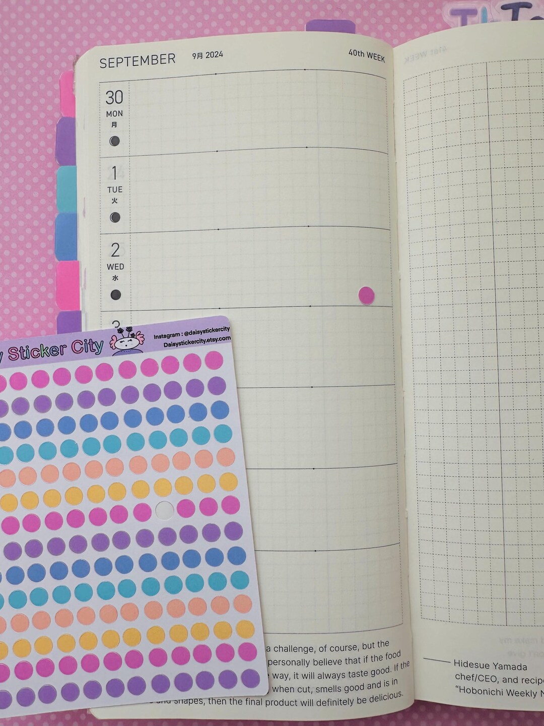 Dot Colorful Stickers Small Planner Dot Sticker Sheet - Etsy