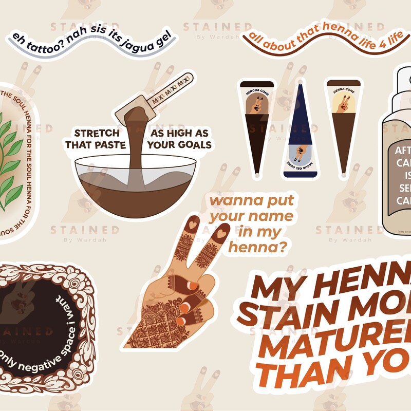 Henna Set - Etsy