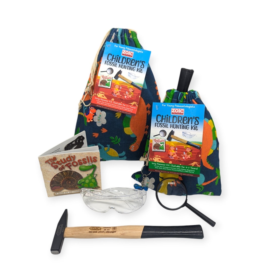 Children's Fossil Hunting Kit - Etsy
