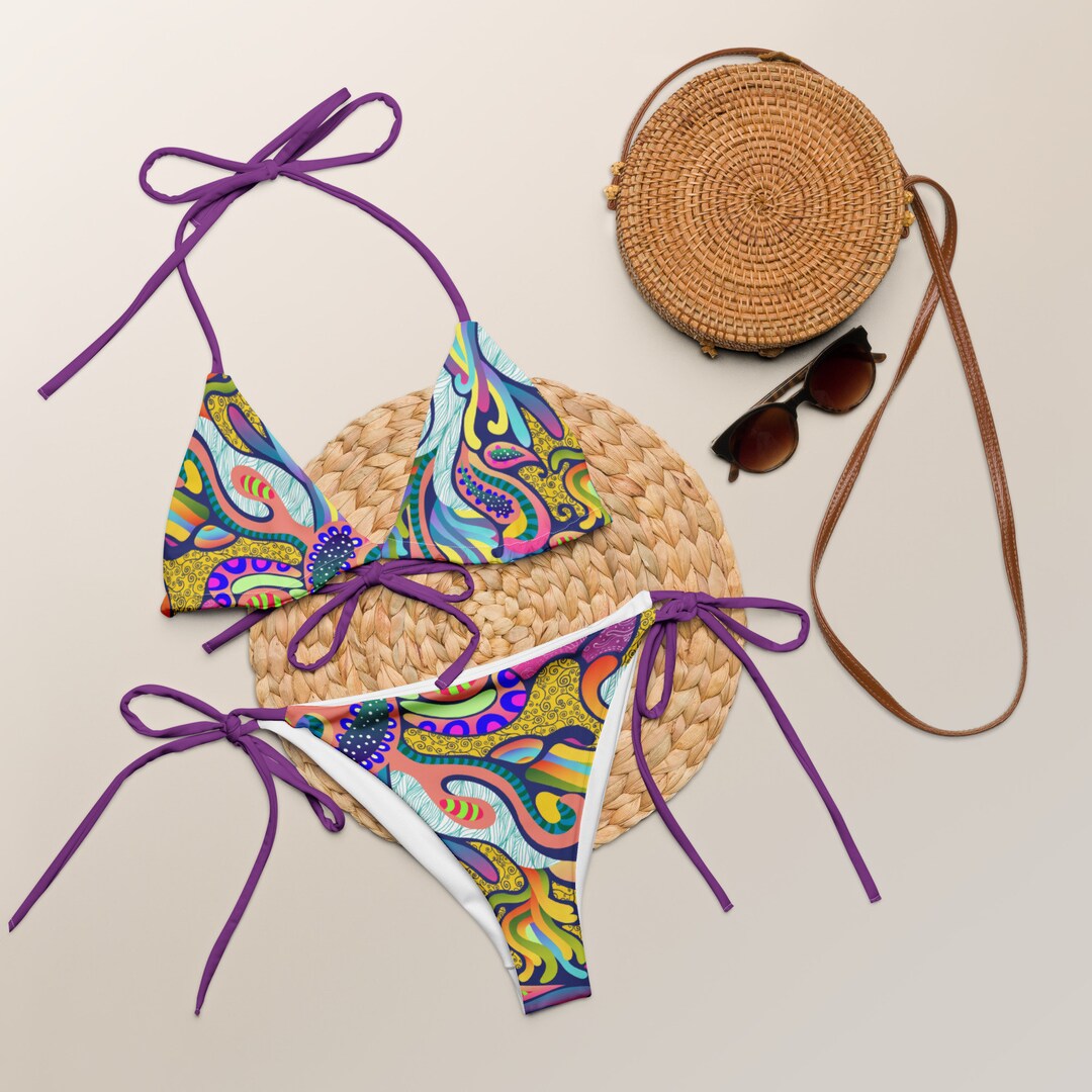 Recycled String Bikini - Etsy