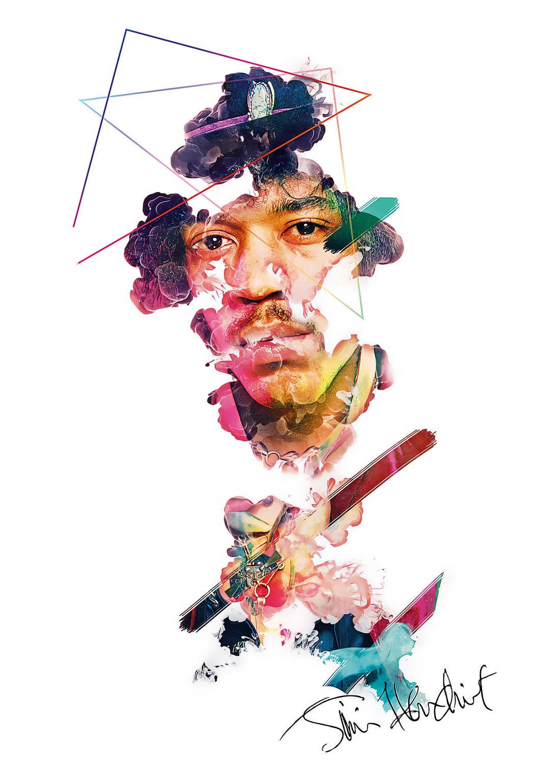 Jimi Hendrix Print Wall Art, Jimi Hendrix Printable Wall Art, Jimi ...