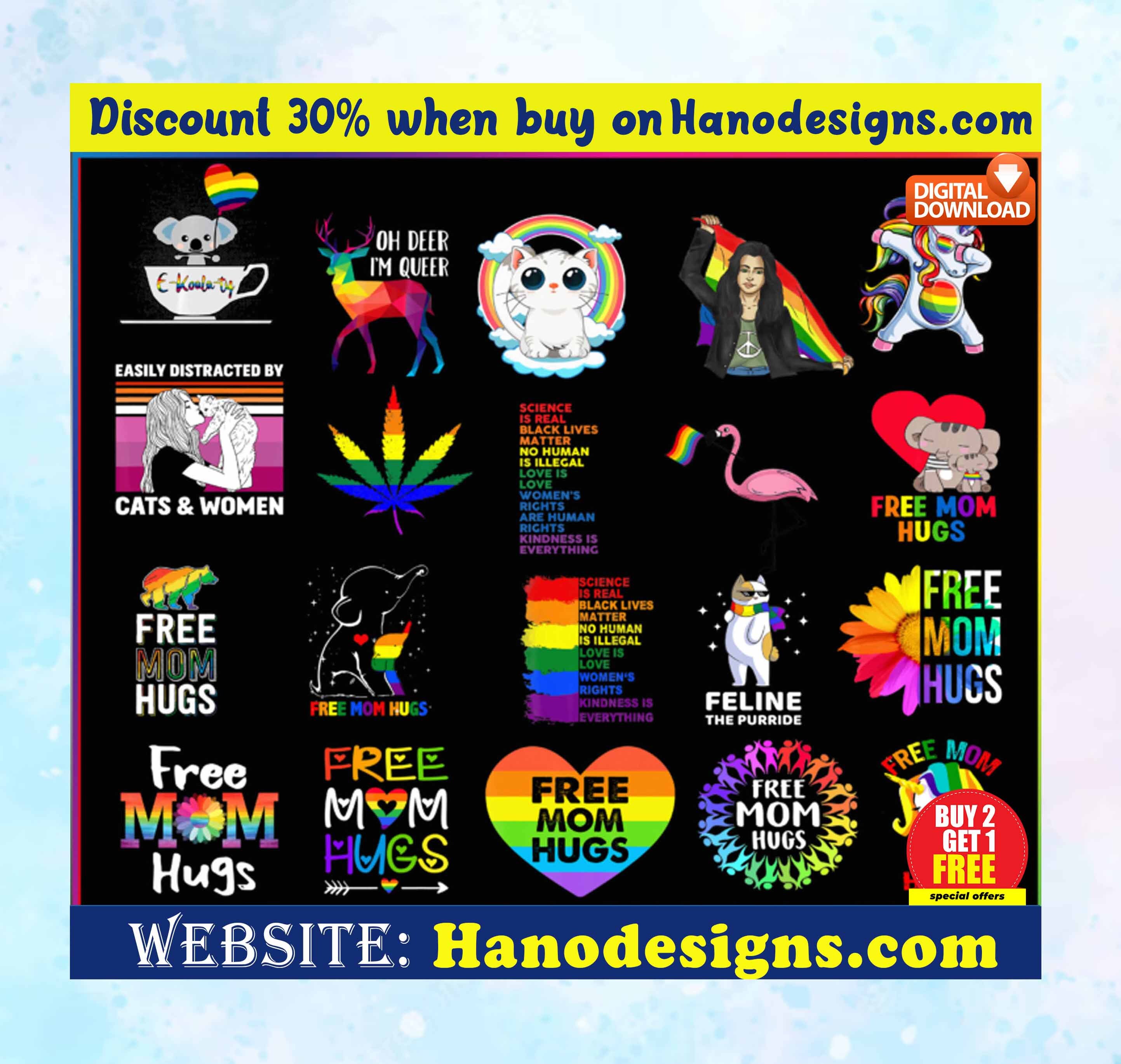 1000 LGBTQ SVG Bundle LGBT Svg Pride Svg Gay Pride Svg - Etsy UK