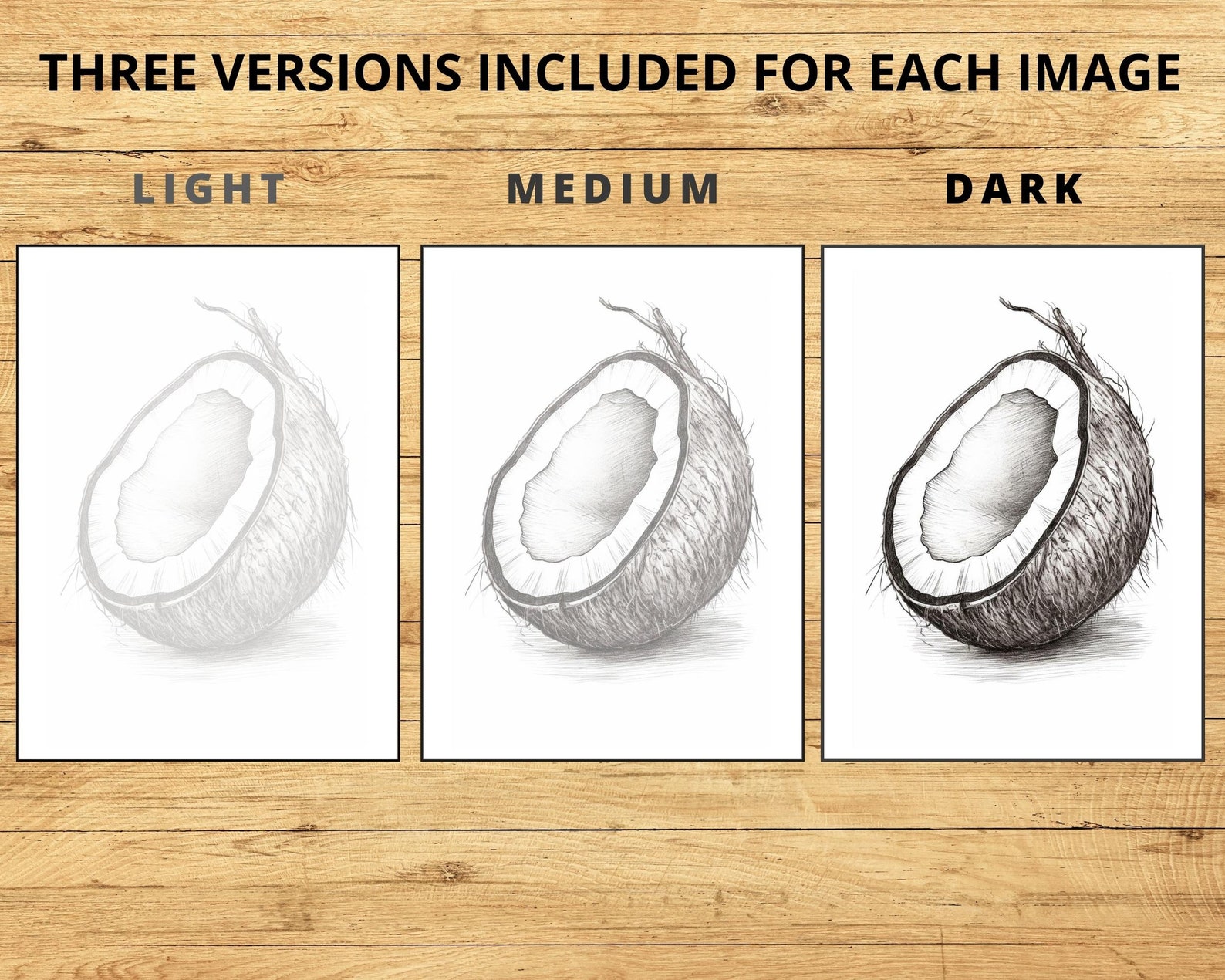 35 Grayscale Fruits Coloring Pages Printable Fruit Coloring - Etsy