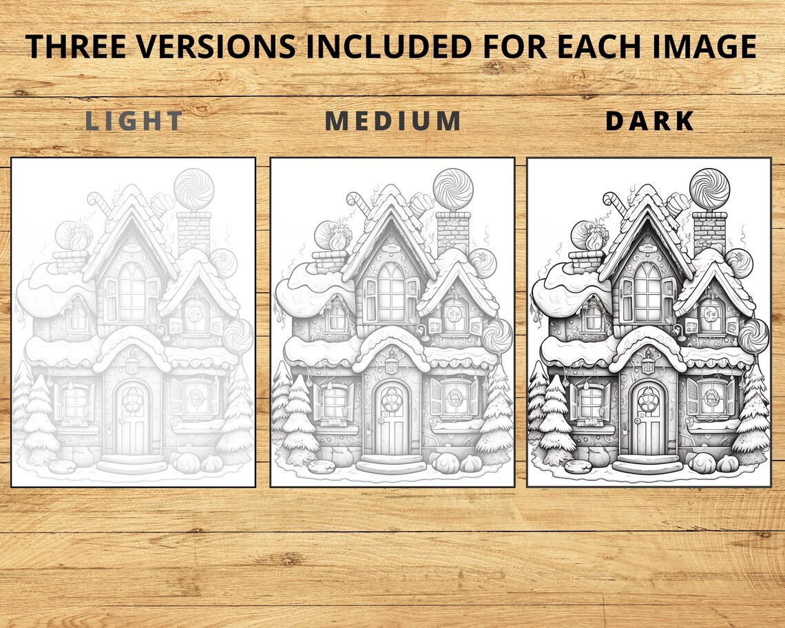 30 Christmas Gingerbread House Coloring Pages, Printable Gingerbread ...