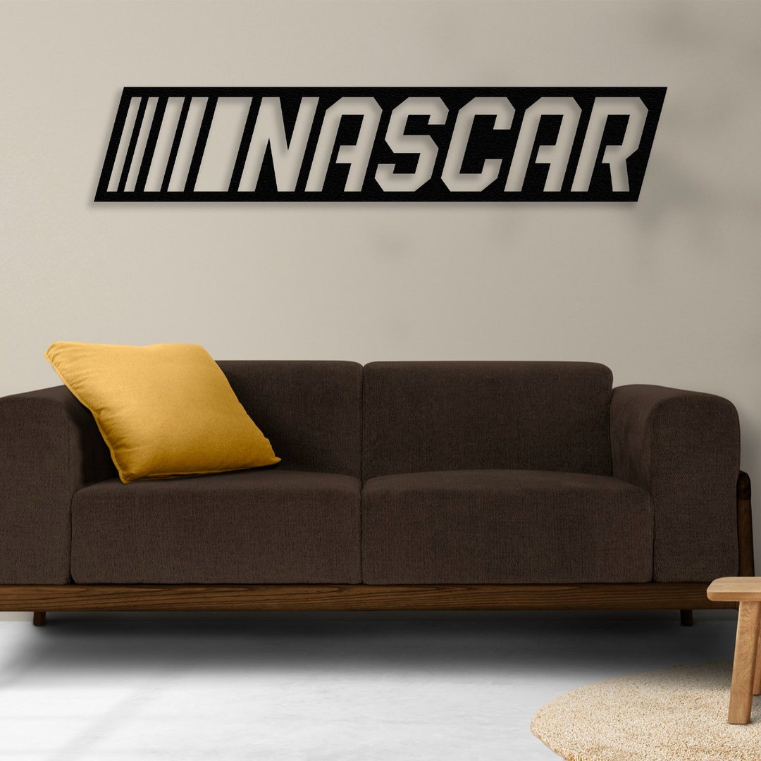 Nascar Logo: Metal Car Wall Art for House Decor, Wall Decor, Room Decor ...