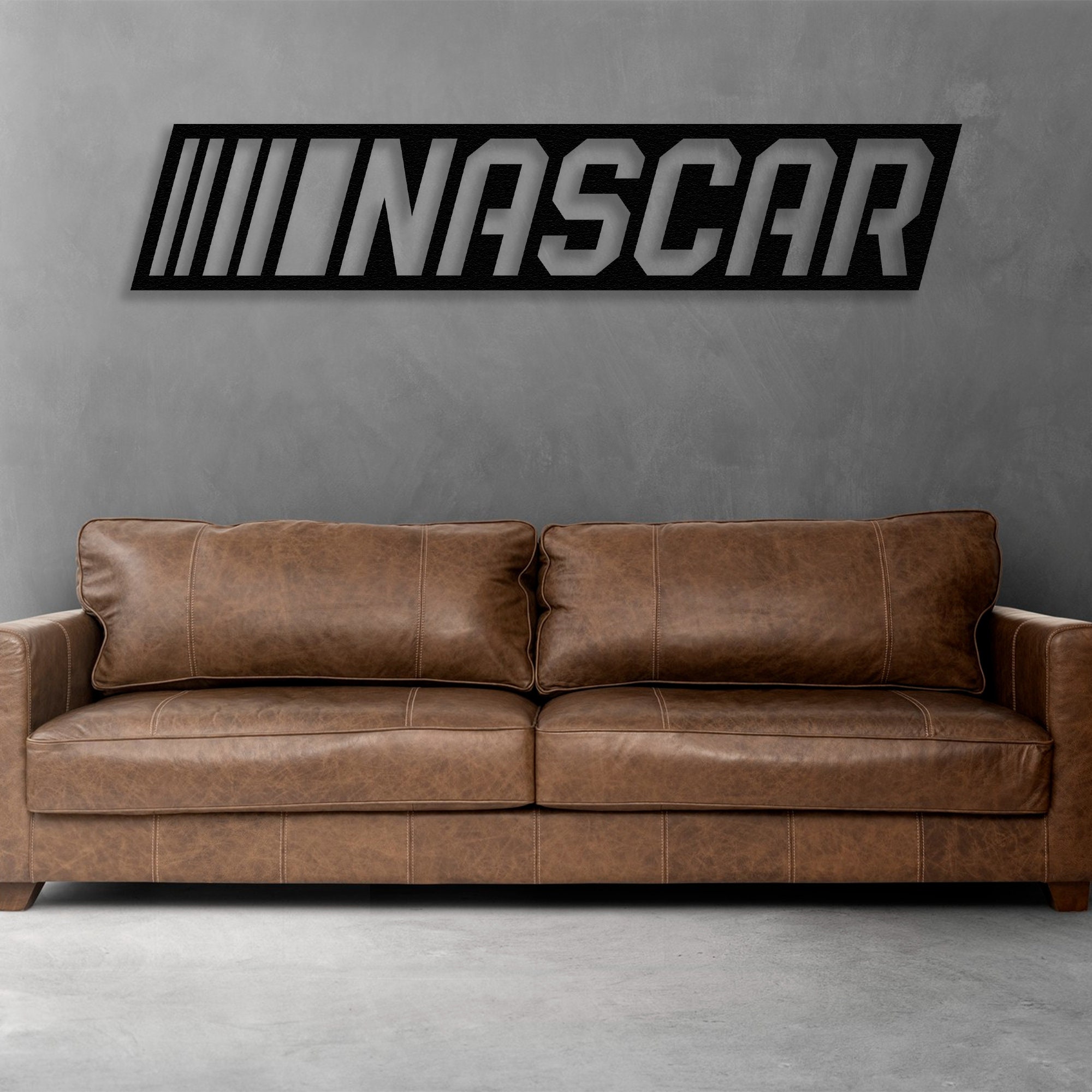 Nascar Logo: Metal Car Wall Art for House Decor, Wall Decor, Room Decor ...