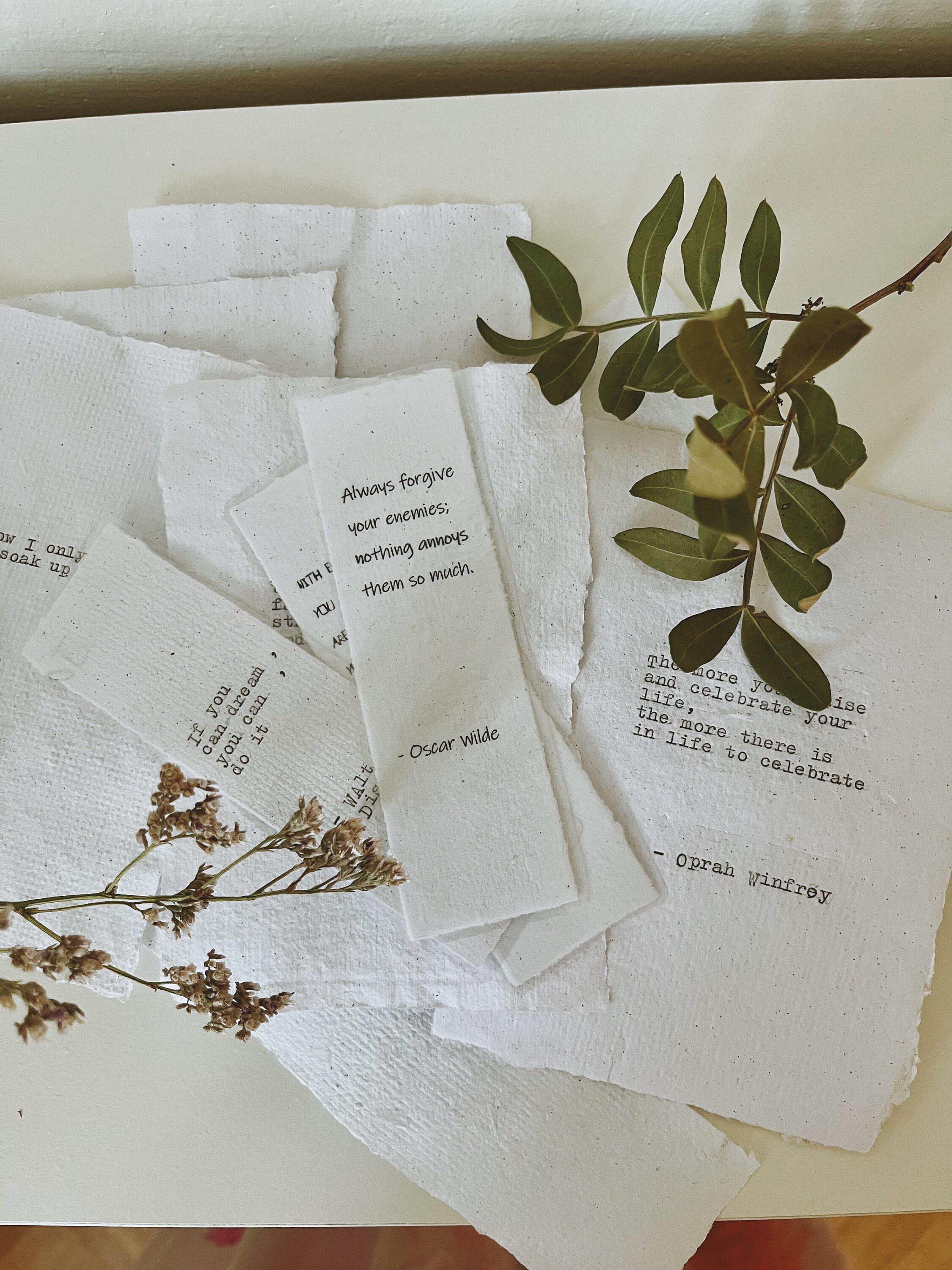 CUSTOM Bookmark, Poem, Quote, Lyric, Vows, Any Words From Your Heart on ...