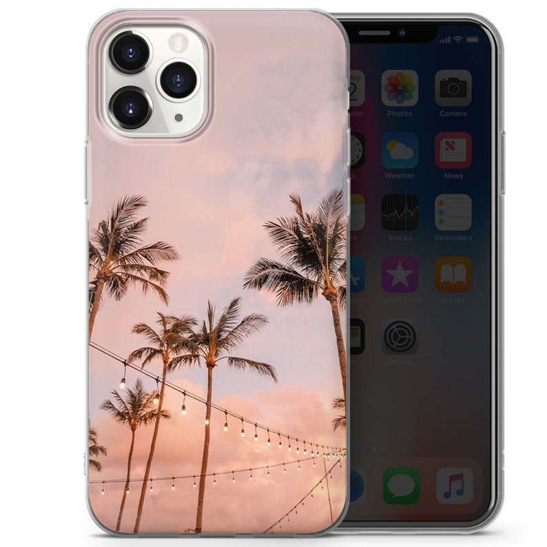Palm Trees on the Beach Protective Durable Stylish Phone Case for ...