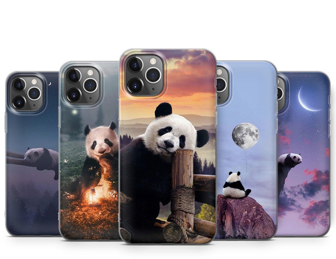 Cool Panda Protective Durable Stylish Phone Case for iPhone 14 13 12 11 ...