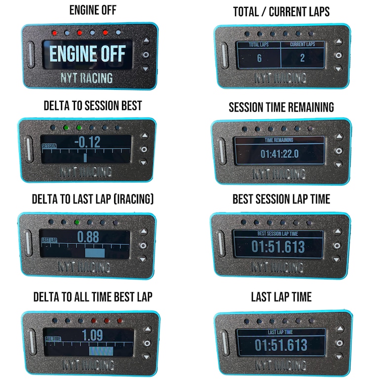 Deltalogic Sim Racing Dashboard Laptimer Inspired by the Racelogic V2 ...