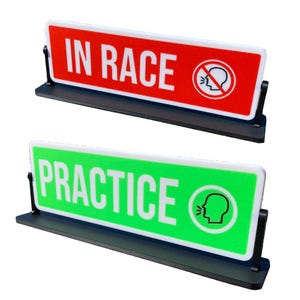 Rotating Sim Racing Do Not Disturb Sign, Which Indicates When You Can ...