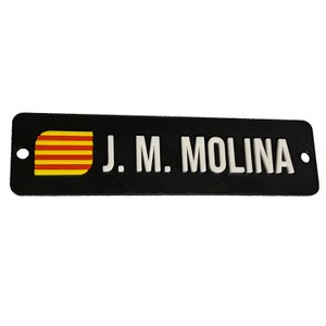 Custom Sim Racing Sign Name Tag and Flag for Driving Rigs Simulators ...