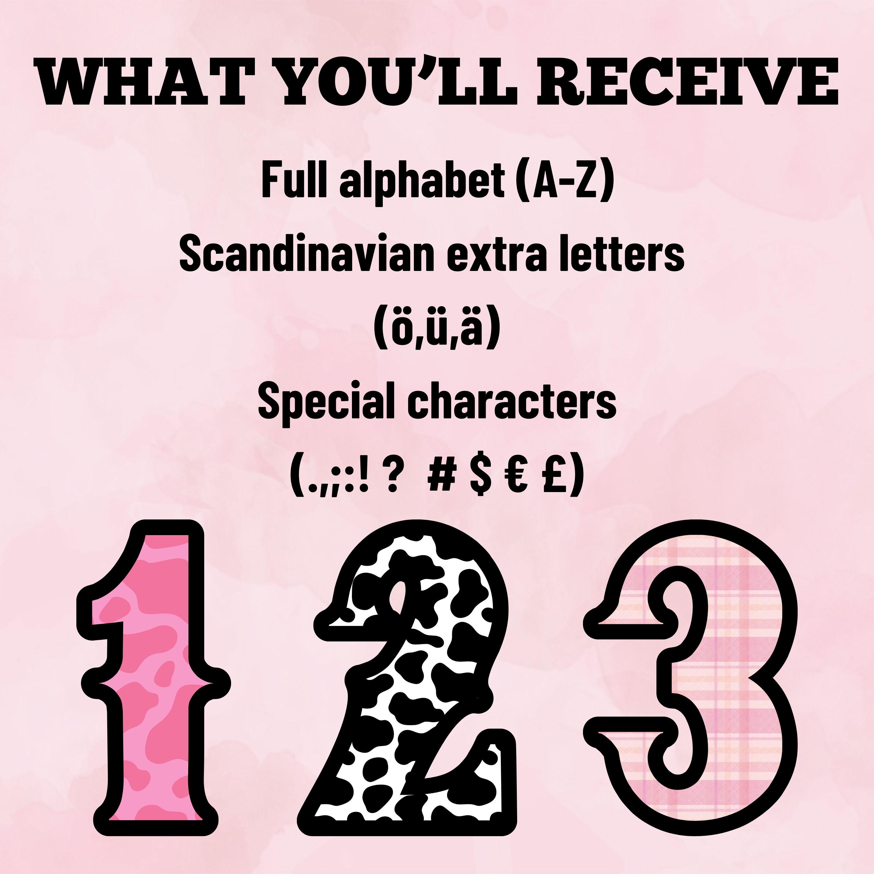 Cowgirl Canva Frame Letters: Western Alphabet Template - Etsy