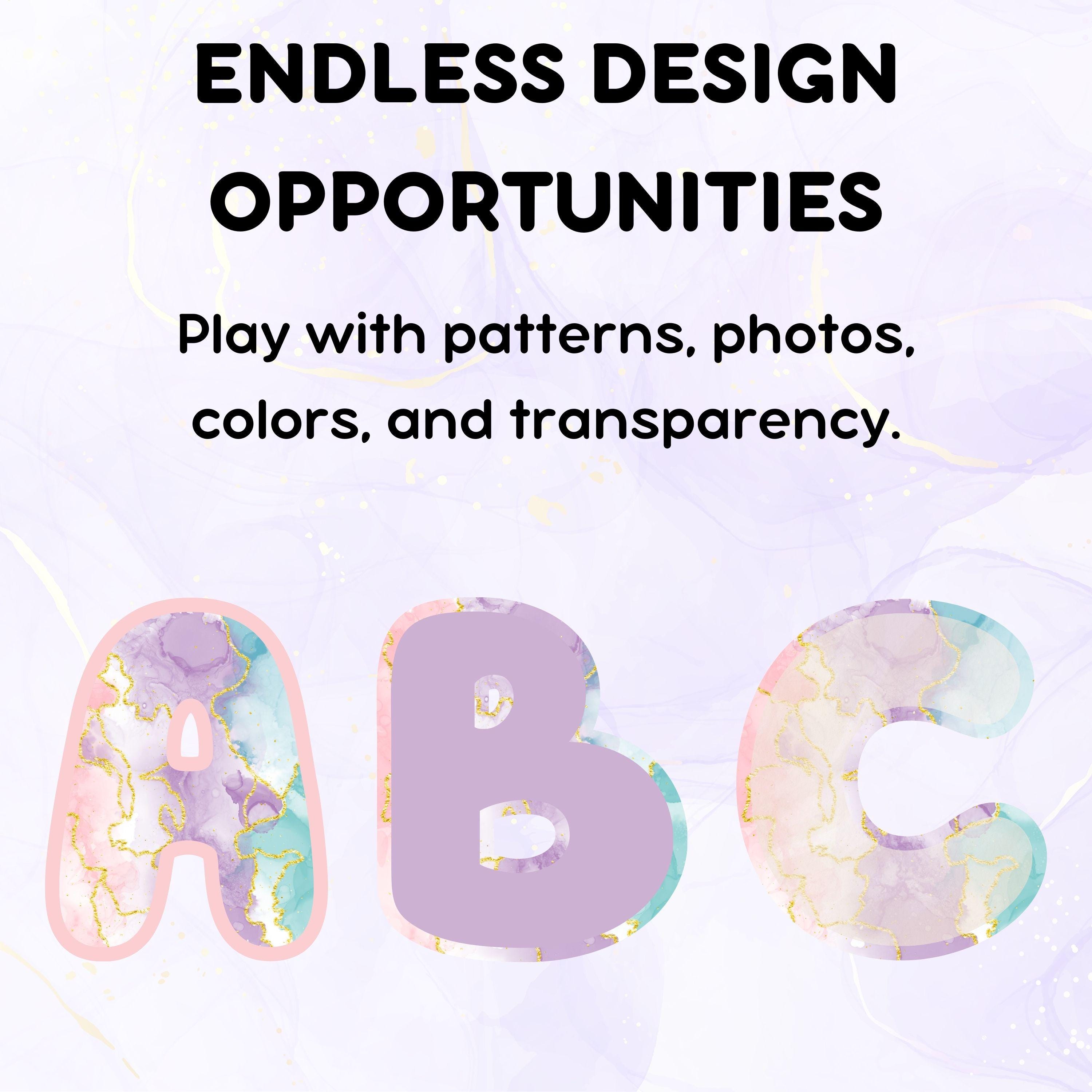 Canva Font Letters, Bluey Inspired Editable Alphabet, Cute Doodle Canva ...