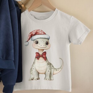 Christmas Dinosaur Watercolor Clipart Bundle (PNG) - Etsy