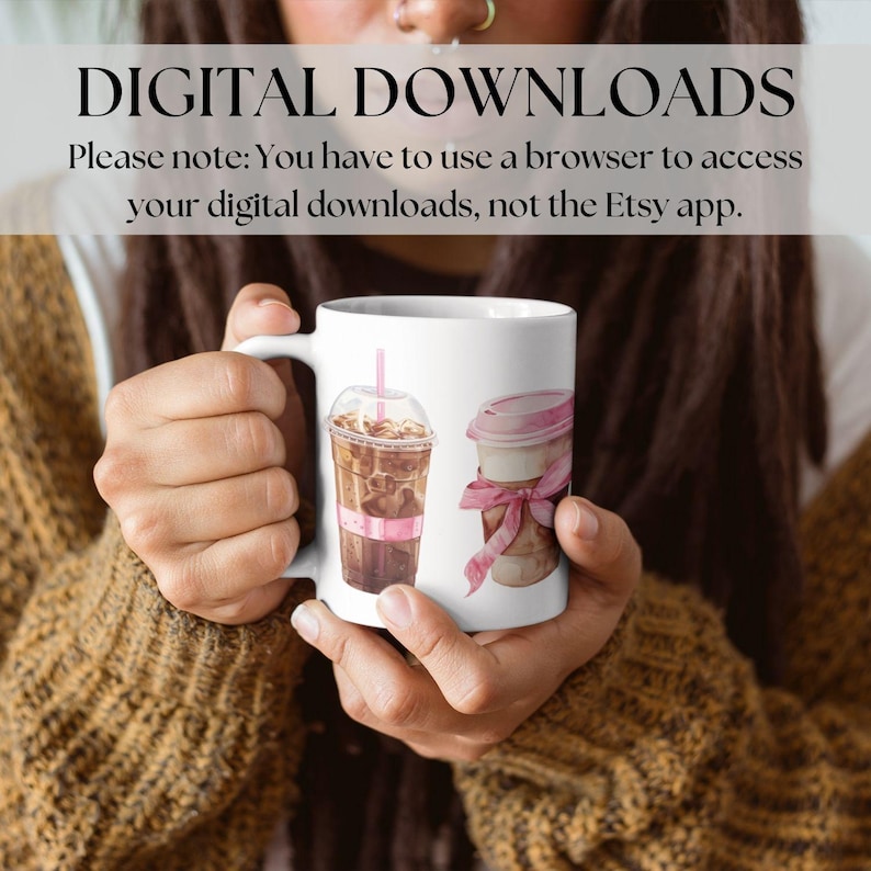 Coquette Bows & Coffee Clipart Collage Png, 7 Pink Ribbons and Bows To ...