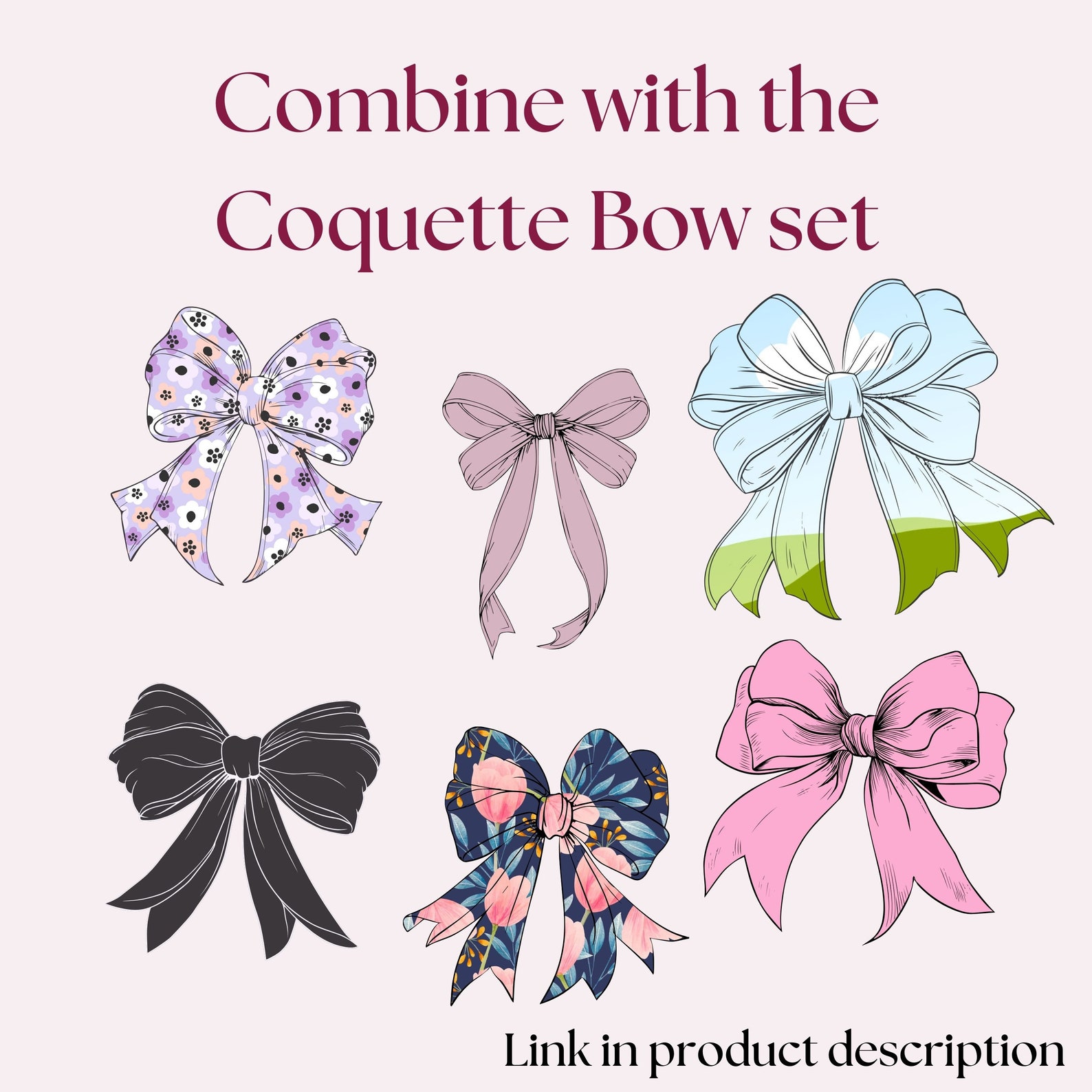 Cute Iced Coffee Canva Frame Template, Coquette Style Girly Heart ...