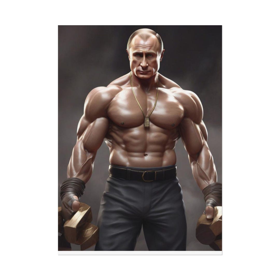 Vladimir Putin Bodybuilder Poster - Etsy