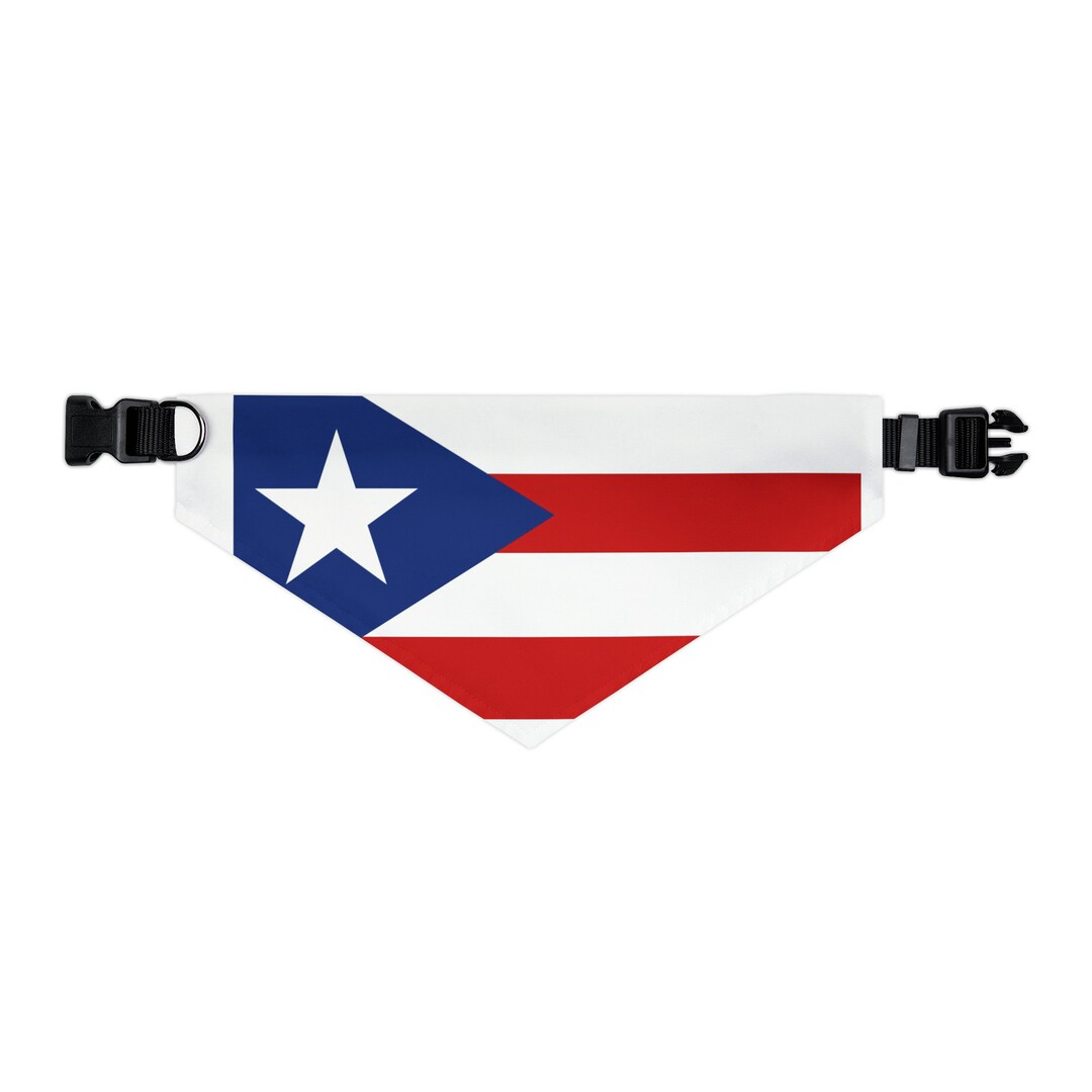 Puerto Rican Flag Pet Bandana Collar - Etsy