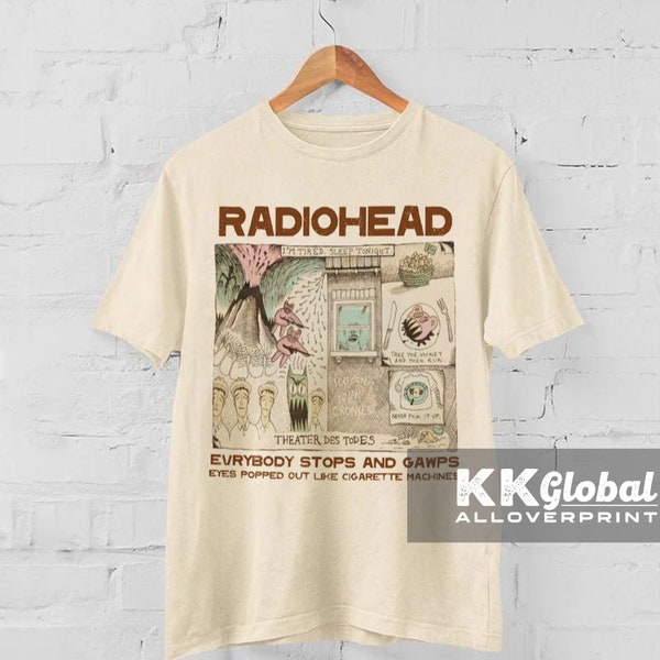 Radiohead Band Shirt - Etsy