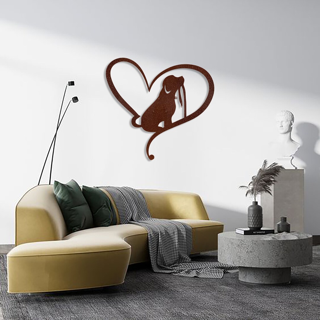 Dog Metal Pet Sign, Metal Dog Sign, Metal Wall Art, Pet Lover Gift ...