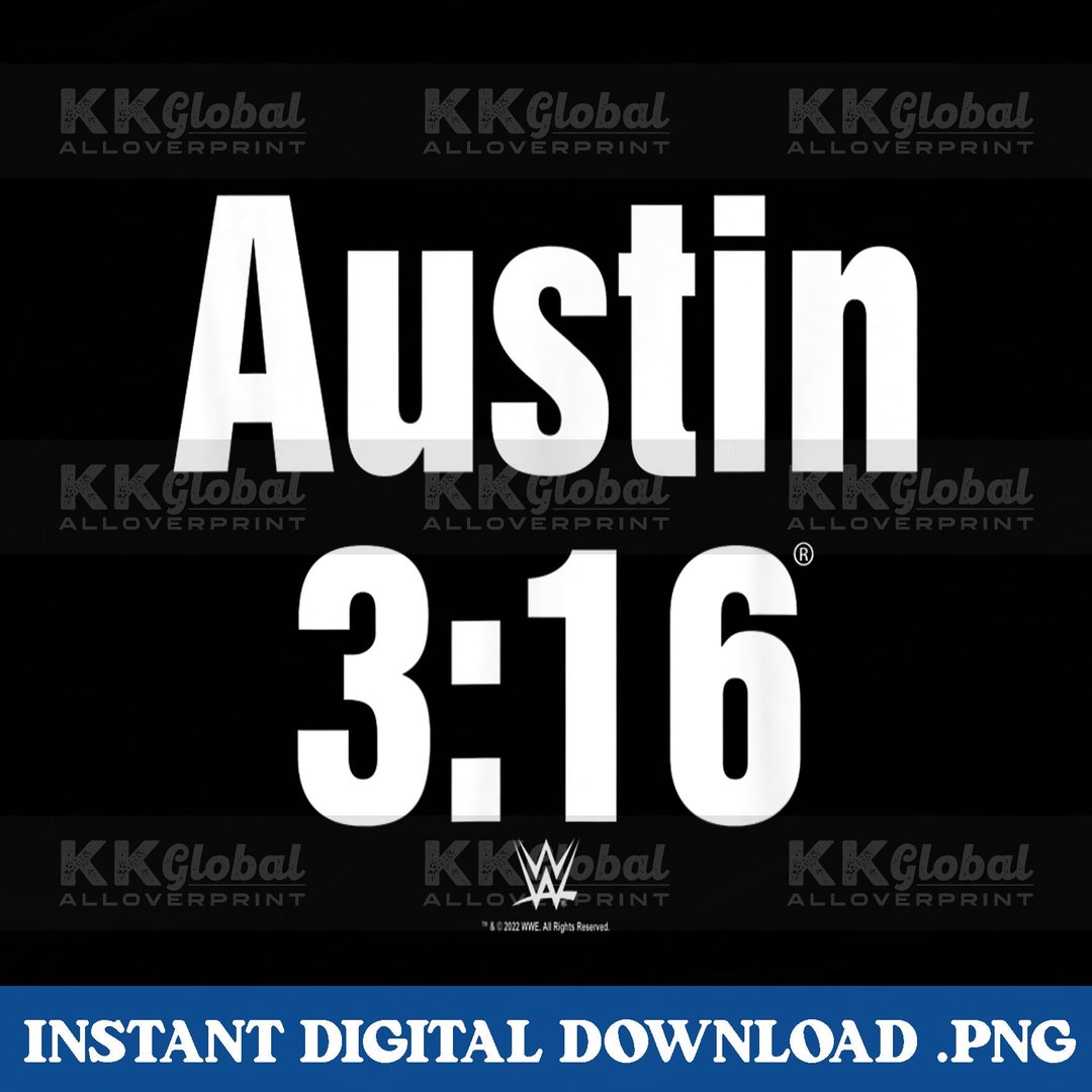 WWE Png WWE Stone Cold Steve Austin 3_16 Logo Png Digital - Etsy
