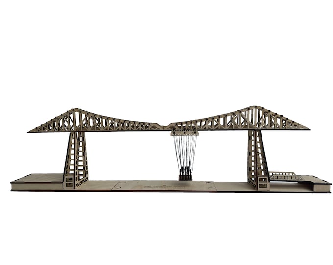Tees Transporter Bridge Wooden Model Kit - Etsy UK