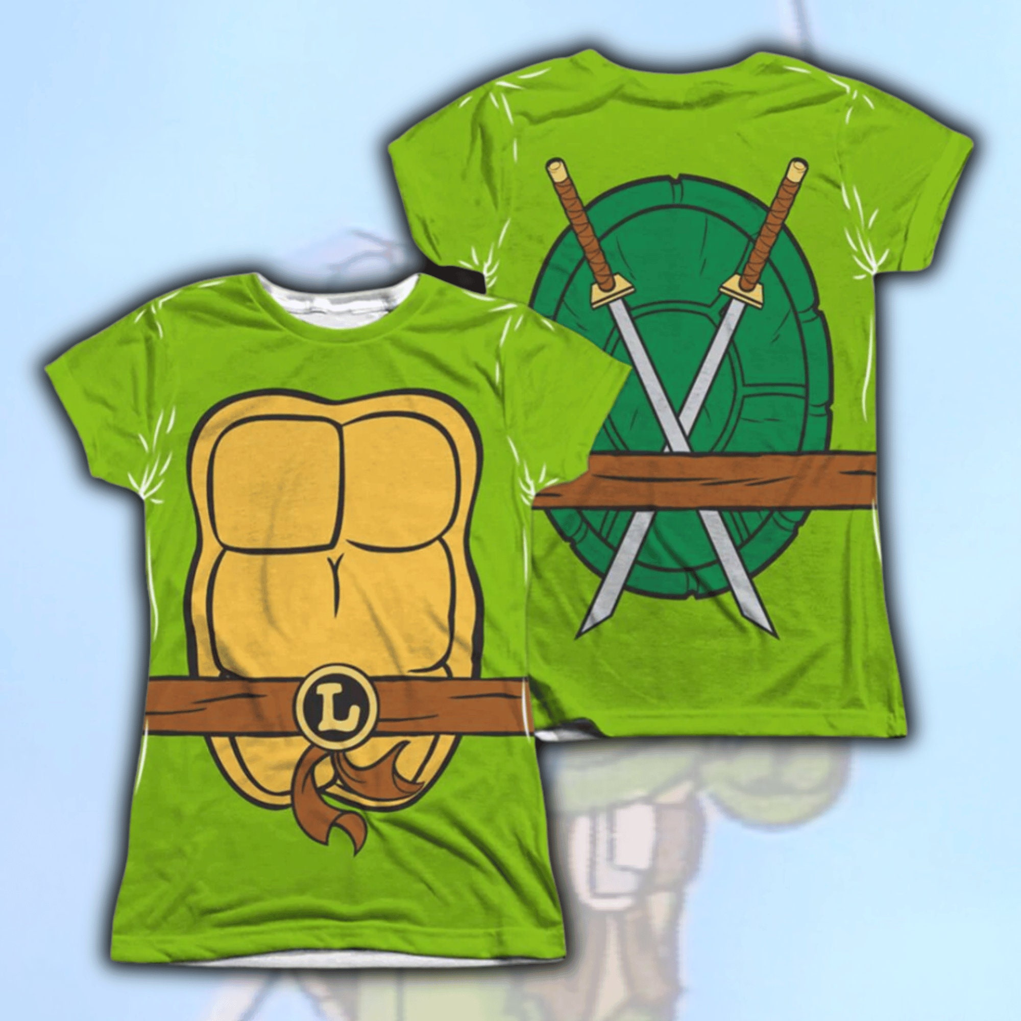 Youth Leonardo 3D Shirt Ninja Turtles shirt TMNT Shirt sold by Perfume ...