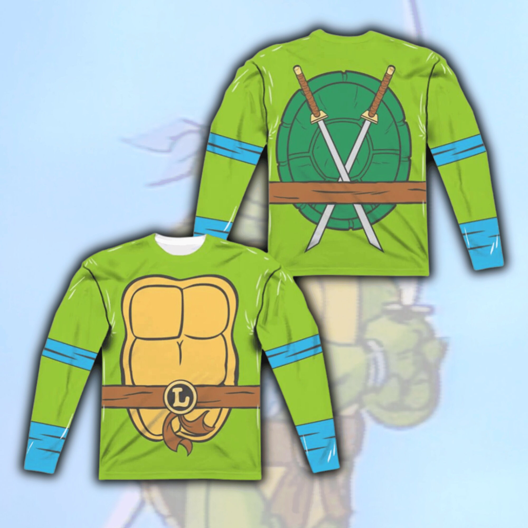 Youth Leonardo 3D Shirt Ninja Turtles shirt TMNT Shirt sold by Perfume ...