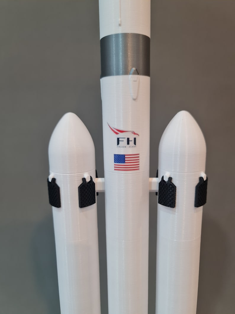 Spacex Falcon Heavy 1:76 Scale 84cm/33inch Tall. Fast Despatch and Best ...