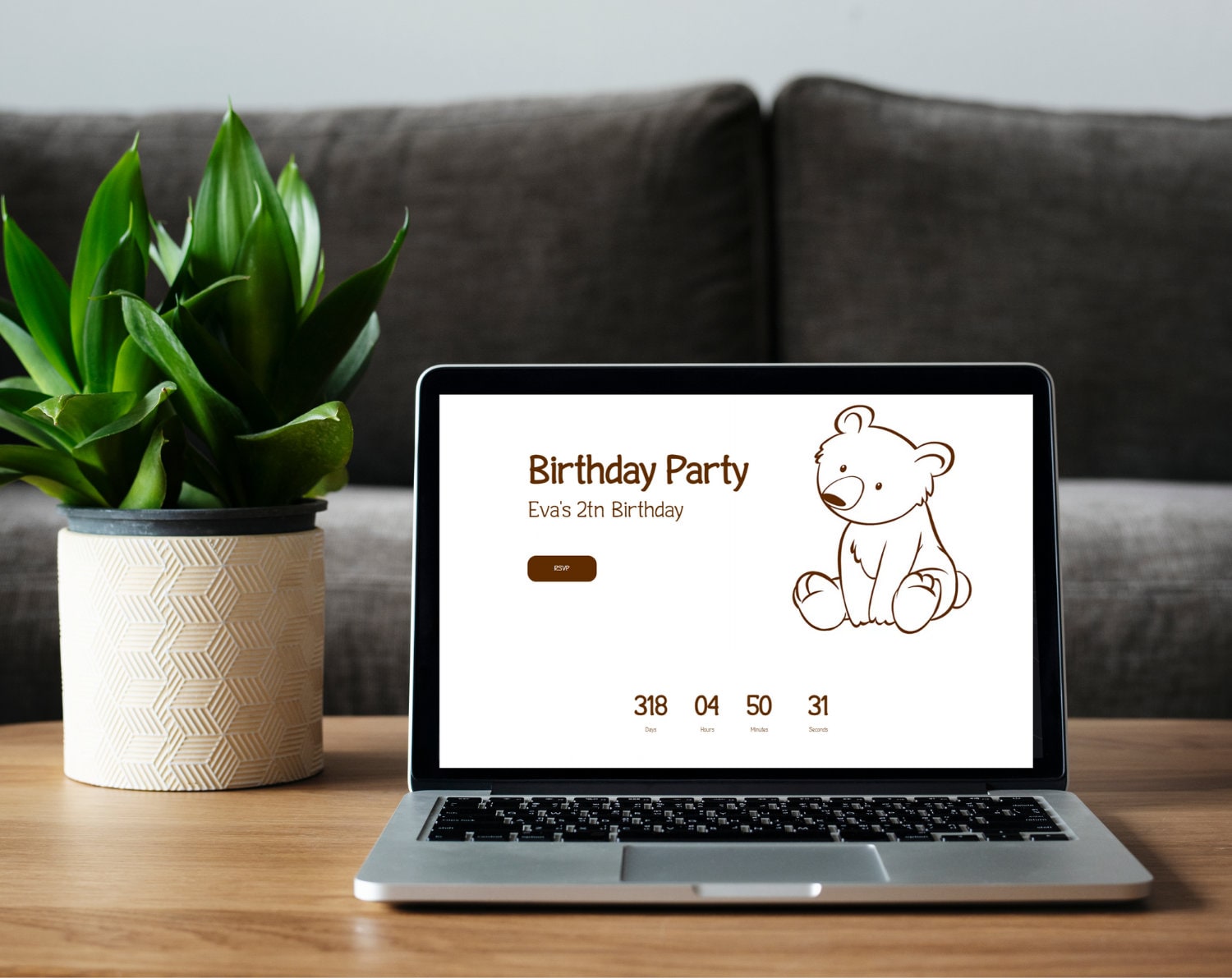 Birthday Invitation, Invitation for Children Birthday, Online ...