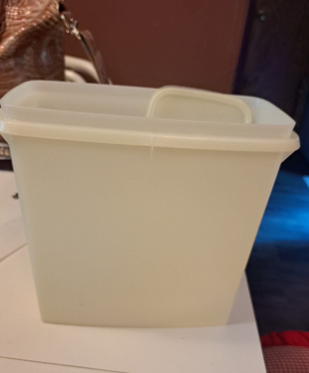 Vintage Tupperware Cereal Keeper - Etsy