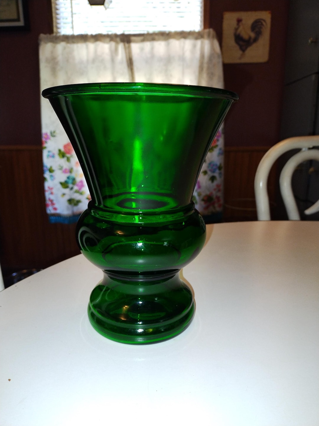 Vintage Napco Forest Green Vase #1172 USA Cleveland, Ohio 8" Tall ...