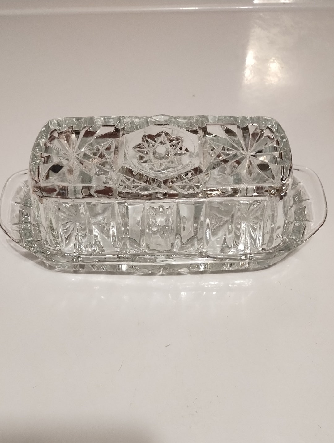 Vintage 1950s Star of David Covered Butter Dish Nice Condition - Etsy