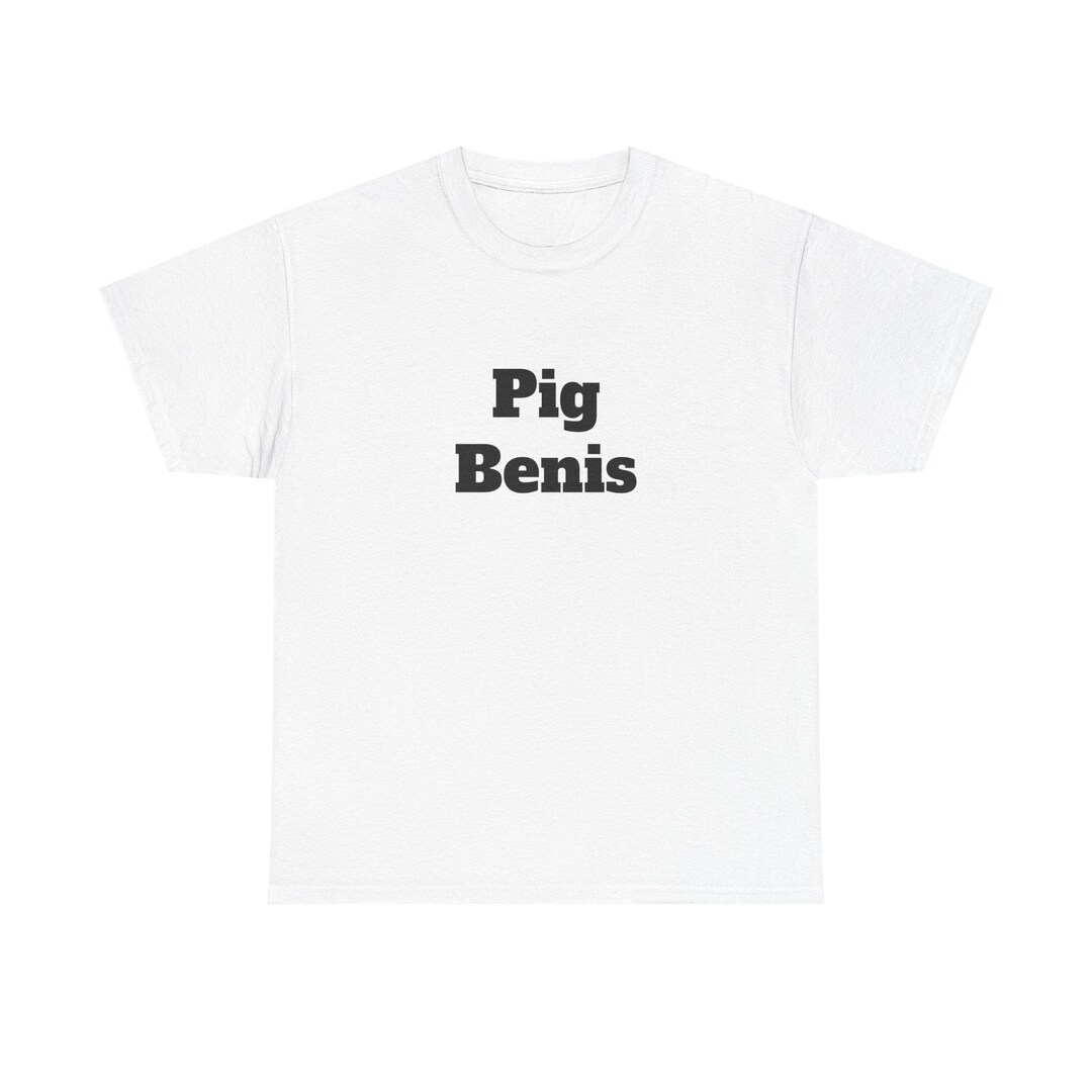 Pig Benis Tee - Etsy