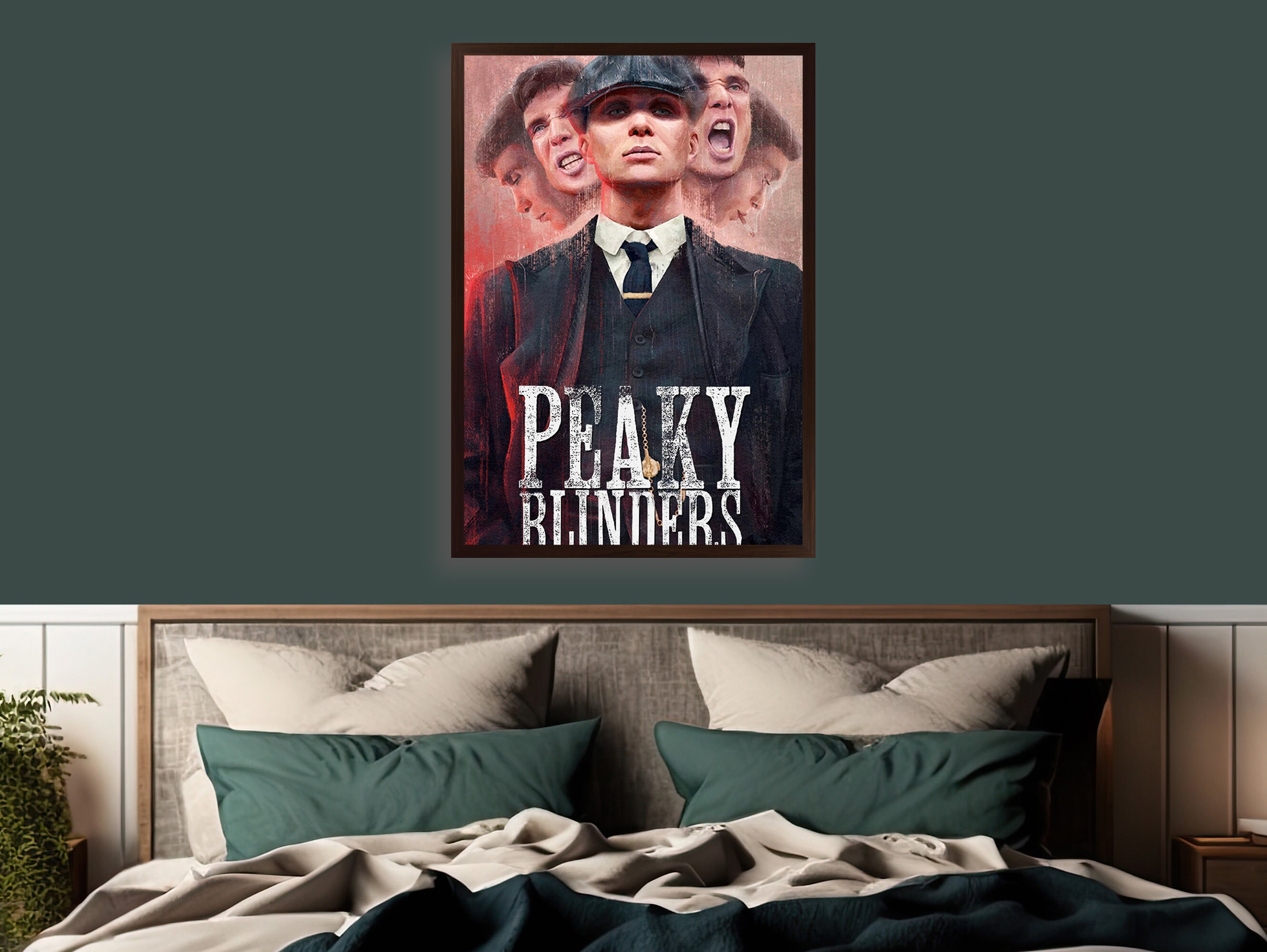 Thomas Shelby Portrait,peaky Blinders, Portrait, Art, Wall Decor ...