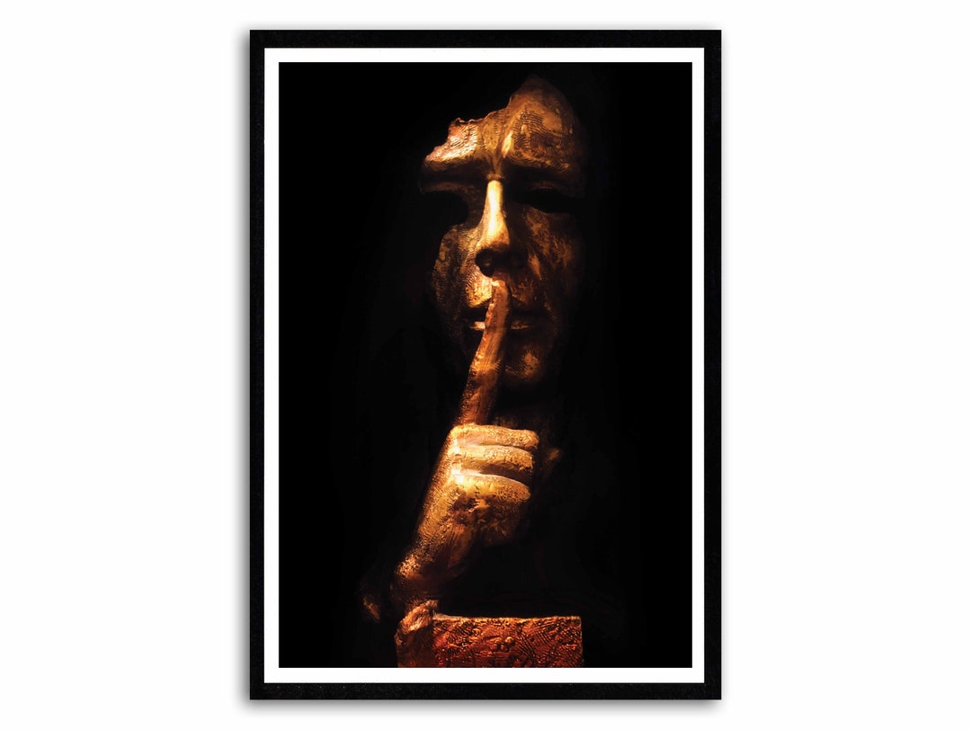 Silent Man Digital Downloads Image Printable Wall Art. Gothic Theme ...